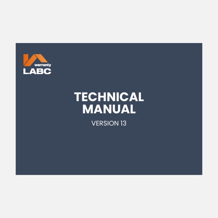 Technical Manuals – LABC Warranty Shop