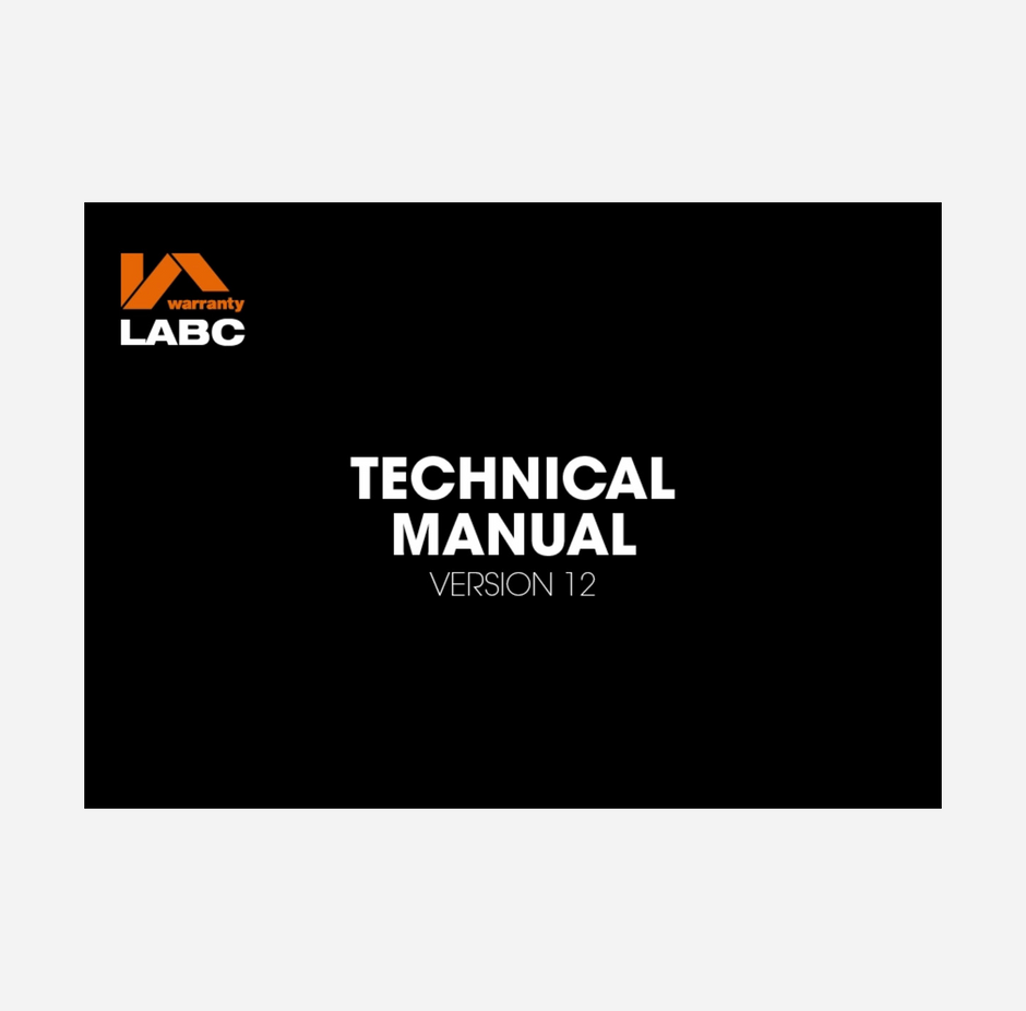 Technical Manuals – LABC Warranty Shop
